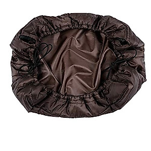 Indoor Air Conditioner Cover, AC Unit Covers for Inside, 28 x 20 x 3.5 inches(L x H x D)-Brown, with Free Drawstring