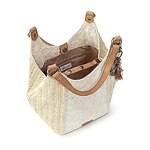 Sakroots womens Roma Straw Shopper, White Flower Blossom, One Size US