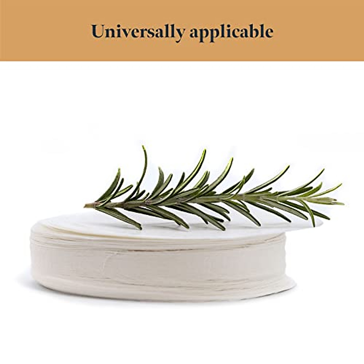 GOURMEO Round Parchment Paper Set for Hamburger - 500 Air Fryer Liners for Tortilla and Mini Burger - 5 inch Non-Stick Patty Press Paper for Butcher