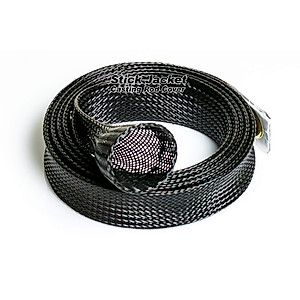 RITE-HITE Orin Briant Stick Jacket Fishing Rod Covers 3 Pack - Casting Black, Neon Green, & Blue; Keep Your Rod Safe and from Getting Tangled……