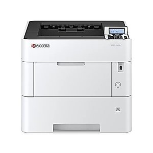 Kyocera ECOSYS PA5000x Monochrome Laser Printer, 52 ppm, 600 x 600 dpi and Up to Fine 1200 dpi, 600 Sheet Tray, 100 Sheet MPT, Duplex, 5 Line LCD w/Hard Key Panel, Gigabit Ethernet, USB, 512 MB