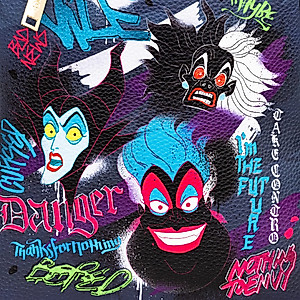 Wondapop Disney Villains 11" Vegan Leather Fashion Mini Backpack