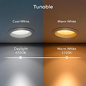 Geeni Prisma Plus BR30 LED Smart Light Bulb, Tunable Hue and Dimmable RGB WiFi Bulb, No Hub Required, Compatible with Alexa and Google Assistant (4 Pack)