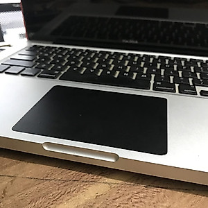 (2 Pcs) Ecomaholics Premium Trackpad protector for MacBook Air 13.6 Inch M2 Chip Model A2681, Black Touch pad Cover Anti Scratch Anti fingerprint Matte, Laptop Accessories