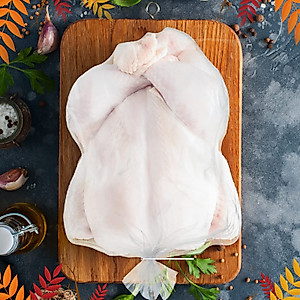 161 Pcs Thanksgiving Turkey Poultry Heat Shrink Bags Set 60 Pcs Transparent Heat Shrink Bags Clear Poultry Heat Shrink Wrap 100 Pcs Zip Ties 1 Silicone Straw for Chickens Meat Food Storage, 2 Sizes