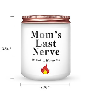 Gifts for Mom from Daughter & Son - Perfect for Mothers Day, Birthday Gifts, or as a Gift for Wife - Relaxing Scented Candle - Unique Presents & Tokens of Love, 8oz Lavender Candle Stocking Stuffers