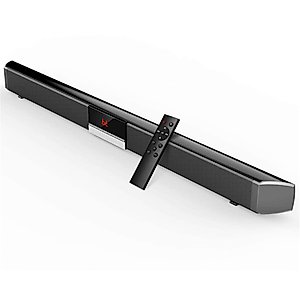 SDGH Soundbar TV 40W Home Theater System Wreless 5.0 Speaker with Control for Coaxial Optical Subwoofer Sound Box