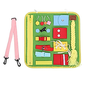Soft and Comfortable Sensory Blanket Relieve Anxiety Educational Dementia Sensory Blanket Various Kinds Practicing Essential Skills for Welfare Home