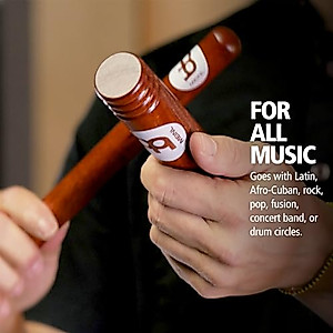 Meinl Percussion CL2RW African Redwood Claves