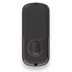 Yale Security Real Living Keyless Push Button Deadbolt With Z-Wave, Oil Rubbed Bronze
