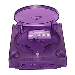 Plastic Shell, Transparent Purple Scratchproof Translucent Case for SEGA Dreamcast DC