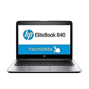 HP EliteBook 840 G3 14" FHD Touchscreen Display - Intel Core i5-6300U 2.4GHz - 16GB DDR4 RAM - 256GB SSD - Webcam - USB-C - Windows 10 Pro 64bit (Renewed)