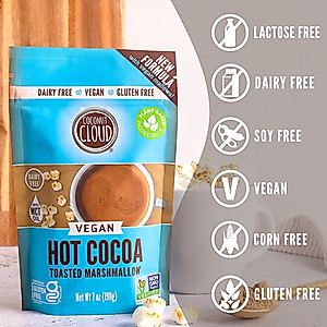 Dairy-Free Instant Hot Cocoa Mix with Vegan Marshmallows - Creamy, Natural Colorado Cocoa
