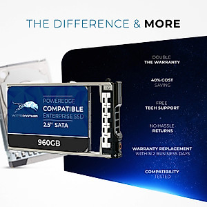 960GB SATA 6Gb/s 2.5" SSD for Dell PowerEdge Servers | Enterprise Drive in 13G Tray