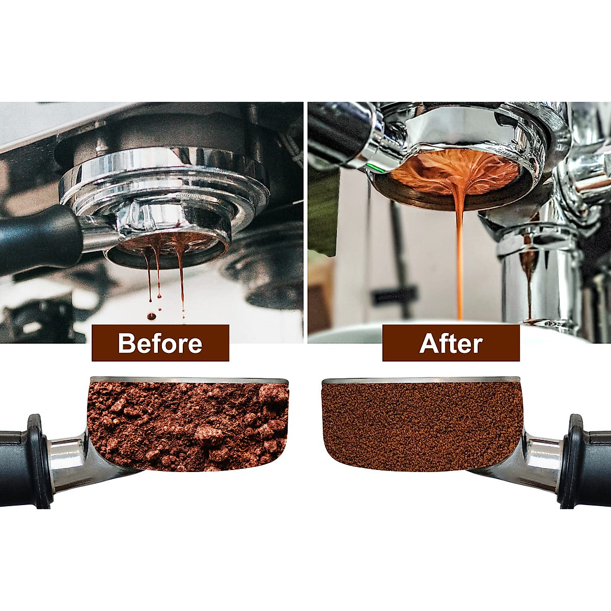 Apexstone Coffee Stirrer Tool, Coffee Stirring Tamper WDT Distribution Tool, Needle Distribution Tool Espresso, WDT Tool Espresso with Stand Black, WDT Tool Espresso Needle