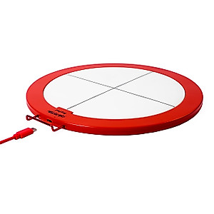 Keith McMillen Instrument BopPad RED | USB-C MIDI Electronic Drum Pad Controller | 4 MPE Zones Each with Continuous Pressure, Radius, and Velocity