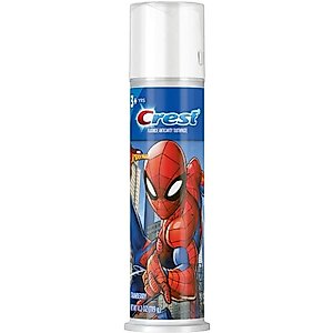 Crest Toothpaste 4.2 Ounce Baby Spiderman Pump (Strawberry) (Pack of 2)