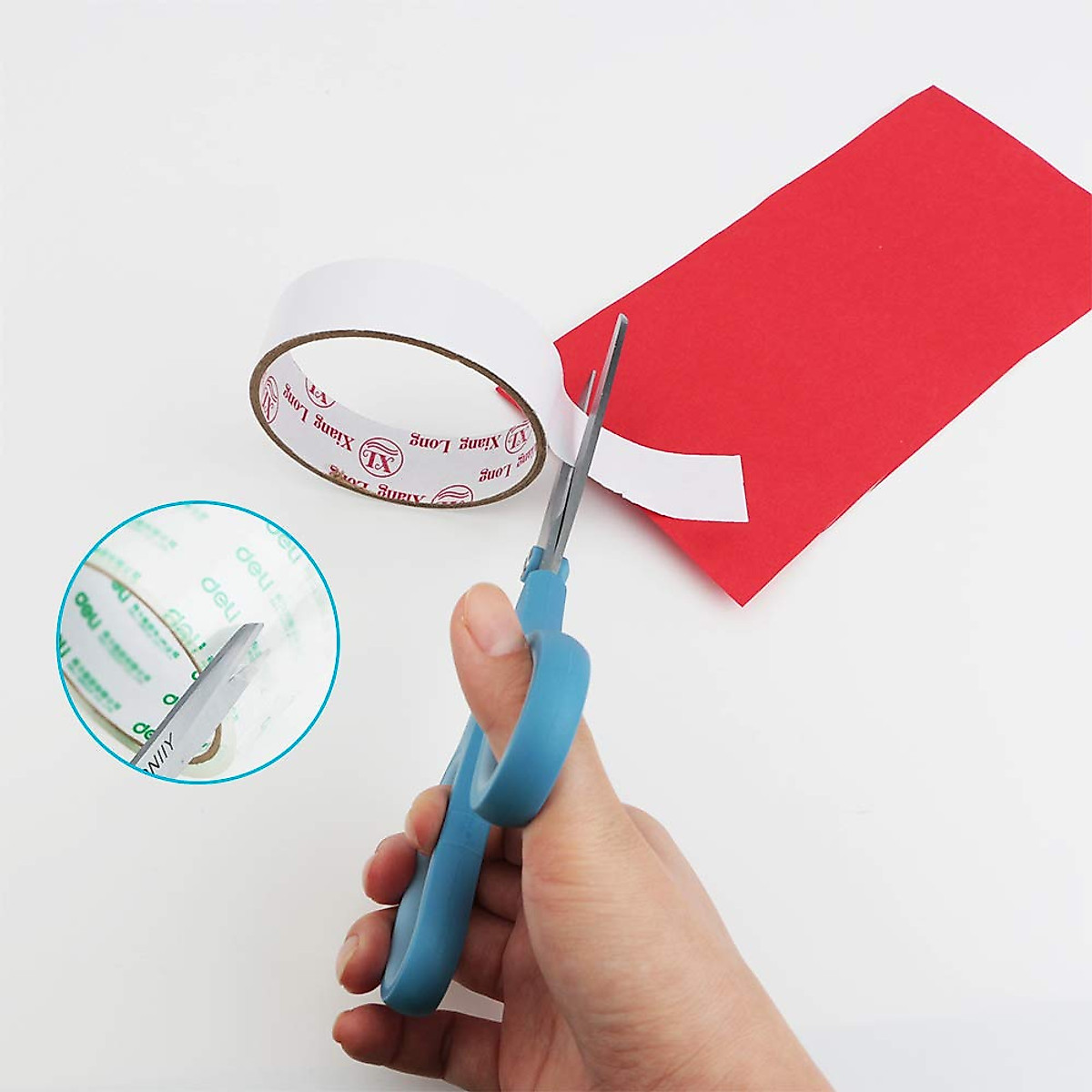 KUONIIY Scissors,Sharp Scissors Blade,Ergonomic Comfortable Handle,Sturdy Sharp Scissors for Office Home School Sewing Fabric Craft Supplies,20 Pack,8inch