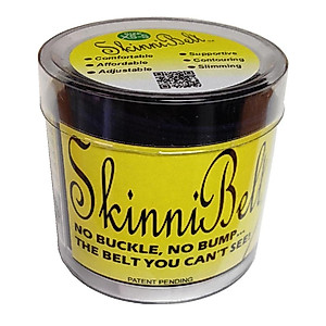 SkinniBelt For Women The Original Elastic No-Show Belt (Medium, Denim Blue) Invisible Belt With Premium Webbing Made In The USA