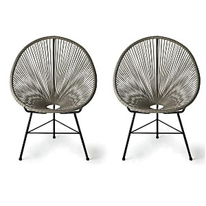 Bed Bath & Beyond Acapulco Chair. Set of 2 - H34.5X W28.5X D32.75 Green