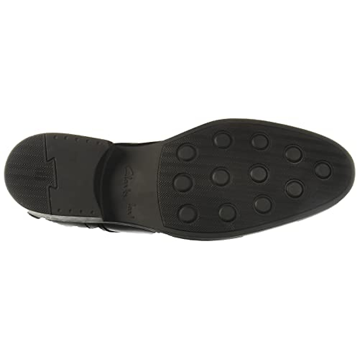 Clarks Men's Whiddon Cap Oxford, Black Leather, 13 Wide