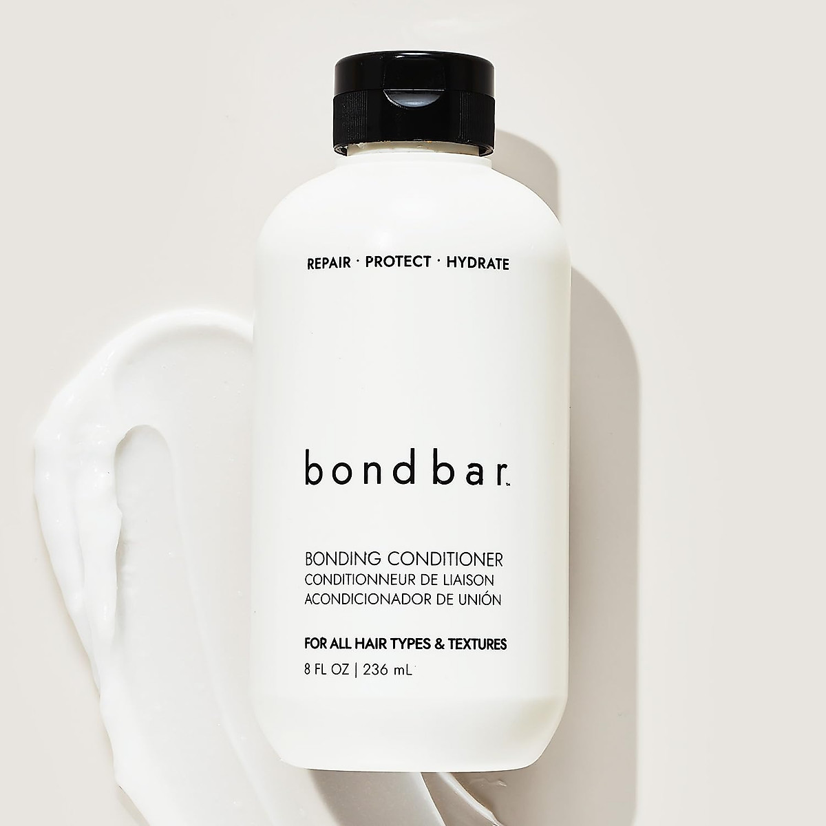 Bondbar Conditioner for Damaged Hair, Repairs, Protects, Strengthens & Hydrates All Hair Types & Textures, Vegan, Cruelty-Free, 8 Fl. Oz.