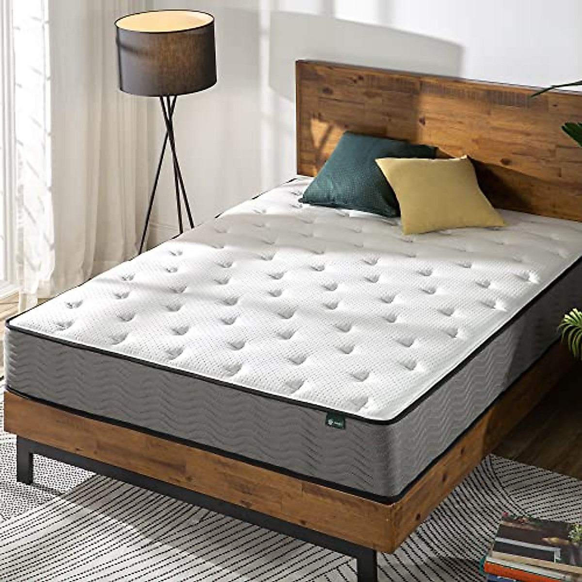 ZINUS 10 Inch Support Plus Pocket Spring Hybrid Mattress / Extra Firm Feel / Heavier Coils for Durable Support / Pocket Innersprings for Motion Isolation / Mattress-in-a-Box, Full