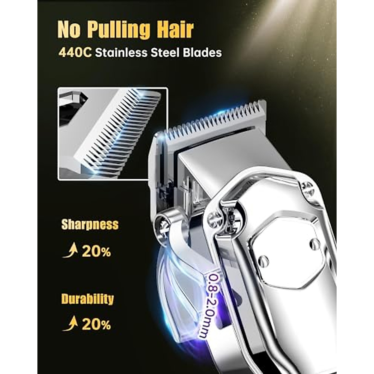 Romanda Clippers and Trimmers Set, Hair Clippers for Men Cordless,Mens Clippers and Grooming Set,Barber Clippers Set