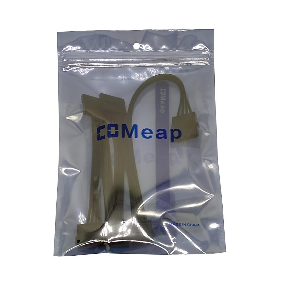 COMeap Molex to SATA Power Splitter Cable, Molex to 5X Serial ATA Power Extension Hard Drive Adapter 24-inch(60CM)