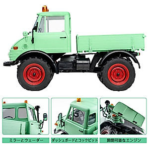 Rochobby BEEZRC x 1/18 RC Crawler Mogrich RTR 3-Ch 2.4GHz RC Off-Road 4WD Hobby RC Car RC Tuck with LED Lights Transmitter Battery USB Charger for Adults…