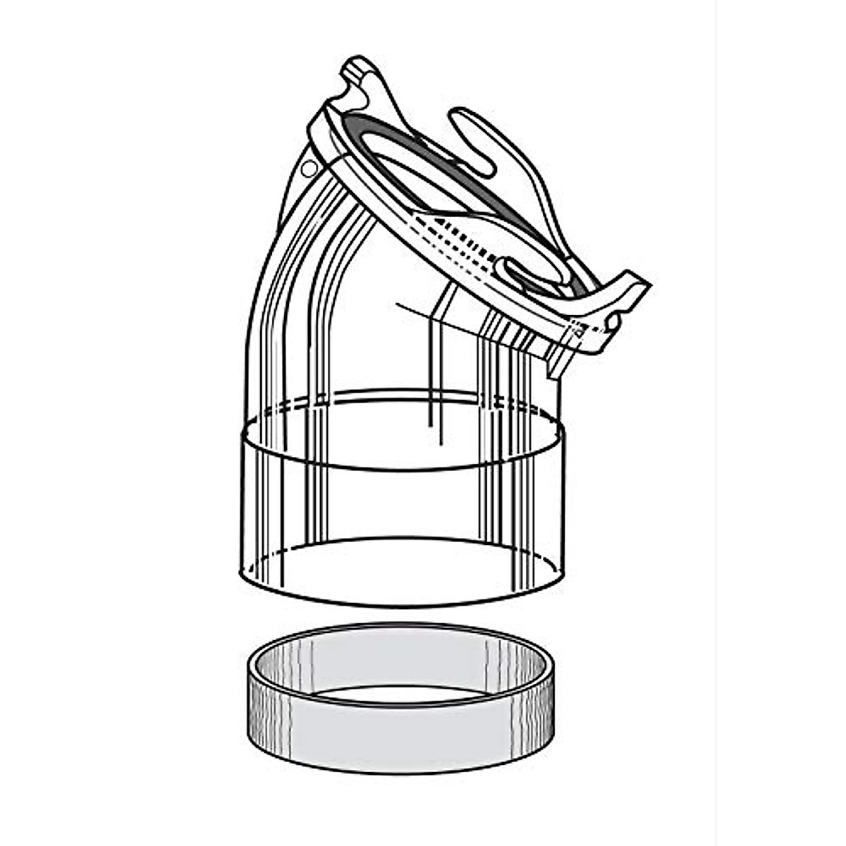 THETFORD 70407 Sani-Con 3" Adapter