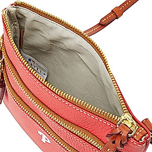 Dooney & Bourke MLB Philadelphia Phillies N S Triple Zip Crossbody Shoulder Bag