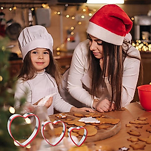 Heart Cookie Cutter for Valentine’s Day, 3 PCS Heart Shape Biscuit Cutter Set with Soft Silicone Heavy Duty Stainless Steel Baking Pastry Set for Decorating in Valentine’s Day, Birthday…