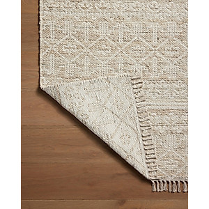 Loloi Angela Rose x Rivers Sand/Ivory 7'-9" x 9'-9" Area Rug