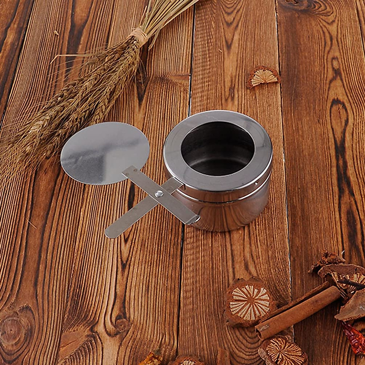 2pcs Steel Buffet Fuel Serving Dishes Chafing Dish Burner Holder Chafing Dishes& Food Warmers Fuel Holder Stainless Warming Trays for Buffets Party Tiny Fuel Holder Cans Small