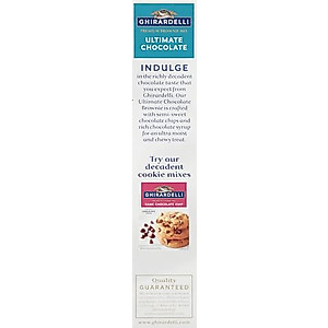 GHIRARDELLI Ultimate Chocolate Premium Brownie Mix, 19 Oz