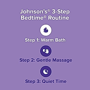 Johnson's Bedtime Baby Bath with Soothing NaturalCalm Aromas, Hypoallergenic & Tear Free Formula, 27.1 fl. oz