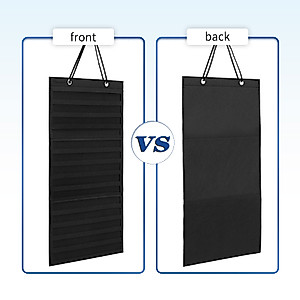 Bow Holder For Baby Girls, Newborn Hair Bows Holder, Hanging Hair Clips Storage Organizer, Hair Clips Storage Hanger Display Stand For Girl Room (Black)