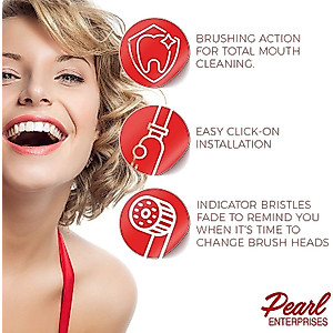 Replacement Brush Heads for Oral B- Professional Flossing Toothbrushes Compatible with Oralb Braun Electric Toothbrush- Pack of 12 - Fits The Oral-B 7000, Pro 1000, Action, & More