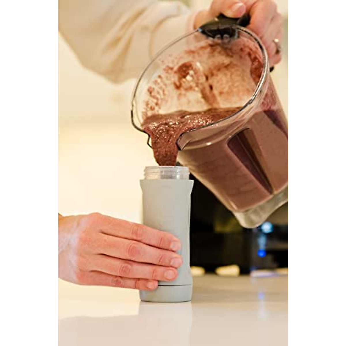 Non Squeeze, No Mess Baby Food Bottle (Musk)