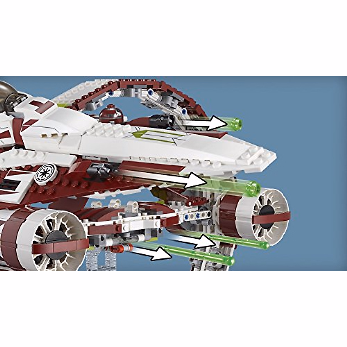 LEGO 6175769 Star Wars Jedi Starfighter with Hyperdrive 75191 Building Kit for 9 - 14 years (825 Pieces)