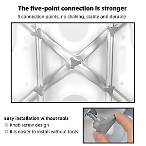 Retoreath Shower Chair with Back and Arms, Slip Resistant Bath Chair with Adjustable Height, U-Shape Groove Cutout for Private Cleaning, for Handicap, Disabled, Seniors & Elderly