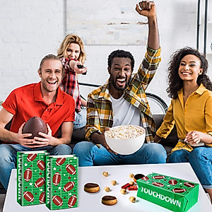 Blulu 30 Pieces Paper Santa Clause Suit Print Treat Bags, Christmas Bags Santa Bags Candy Goodie Gift Bags for Holiday Christmas Party Favor, 8.3 x 4.7 x 3.1 Inch