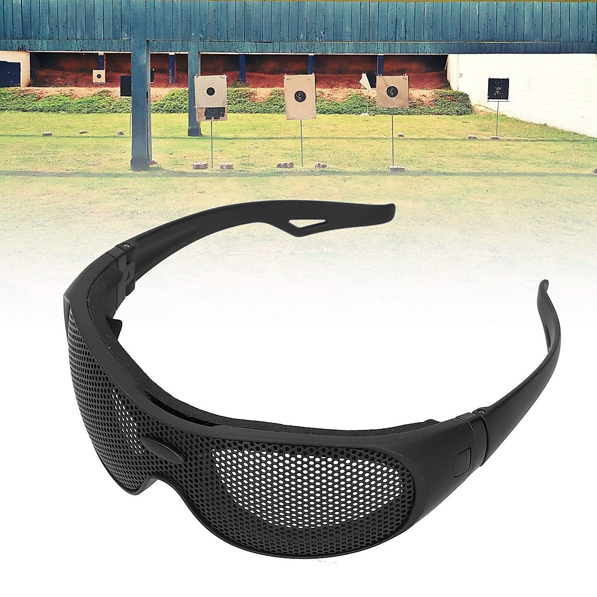 FILFEEL Safety Goggles Breathable Shock Resistant Iron Mesh Patterned Uv400 Wind And Sand For Outdoor Game Fans