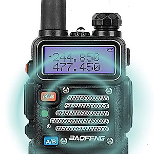 Baofeng x Radioddity UV-5RX3 Tri-band Radio VHF, 1.25M, UHF Amateur Handheld Ham Two Way Radio Walkie Talkie with Earpiece and Programming Cable