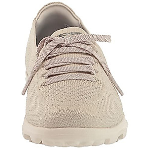 Skechers Women's ON-The-GO 2.0-Knit Boat Shoe, Natural, 9.5