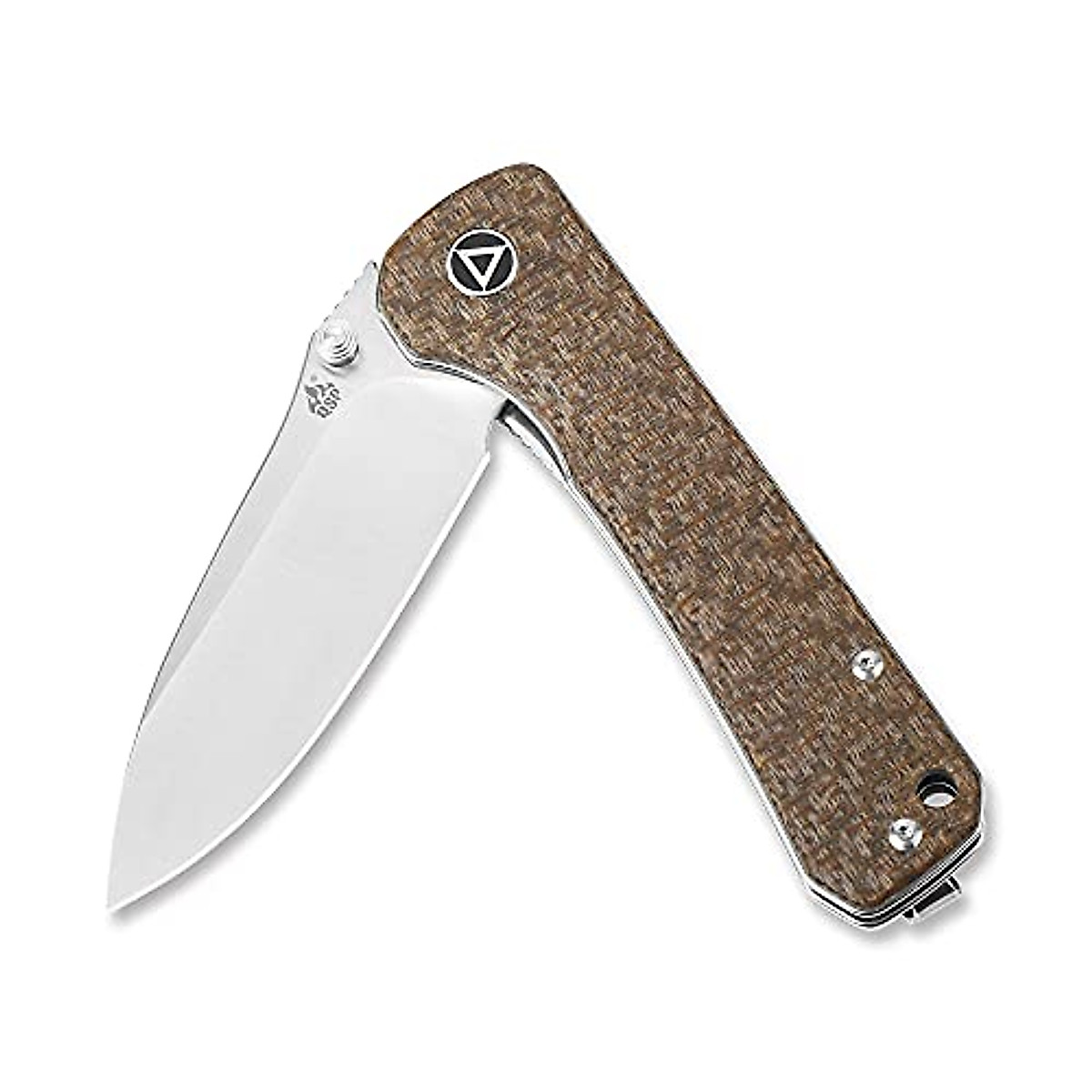 QSP Hawk Pocket Knife, Sandvik 14C28N Blade, Micarta handle