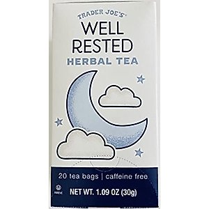 Trader Joe's Well Rested Herbal Tea 20 tea bags