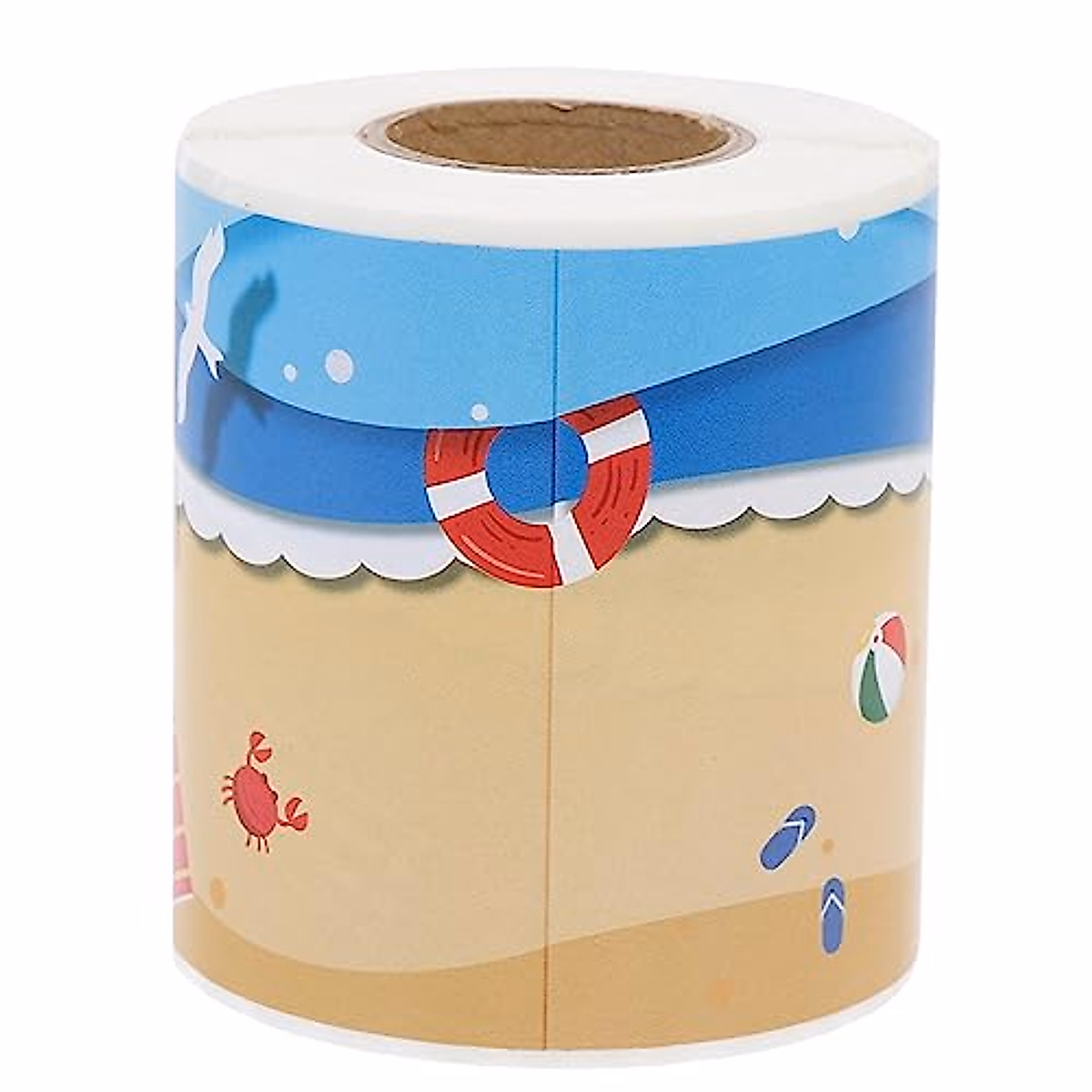 Ciieeo 65Ft Summer Bulletin Board Decorations Summer Beach Classroom Bulletin Board Border Stickers Bulletin Border Rolled Border Trim for Classroom Decor