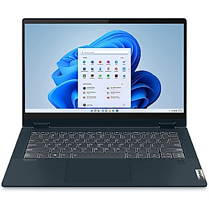 2022 Lenovo IdeaPad Flex 5 2-in-1 Laptop | 14" Touchscreen | AMD 6-Core Ryzen 5 5500U | Radeon Graphics | 16GB DDR4 512GB NVMe SSD | WiFi AX | HDMI | USB-C | Backlit | FPR | Windows 11 Pro Stylus Pen